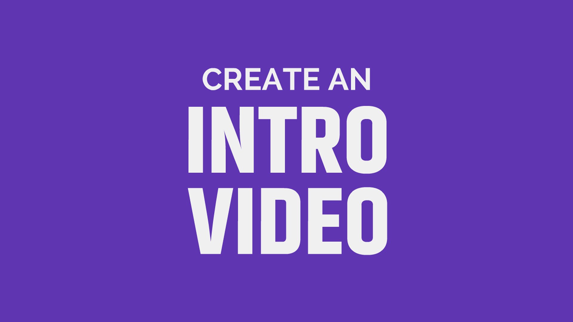 Creador de intros para YouTube | Sin ser diseñador