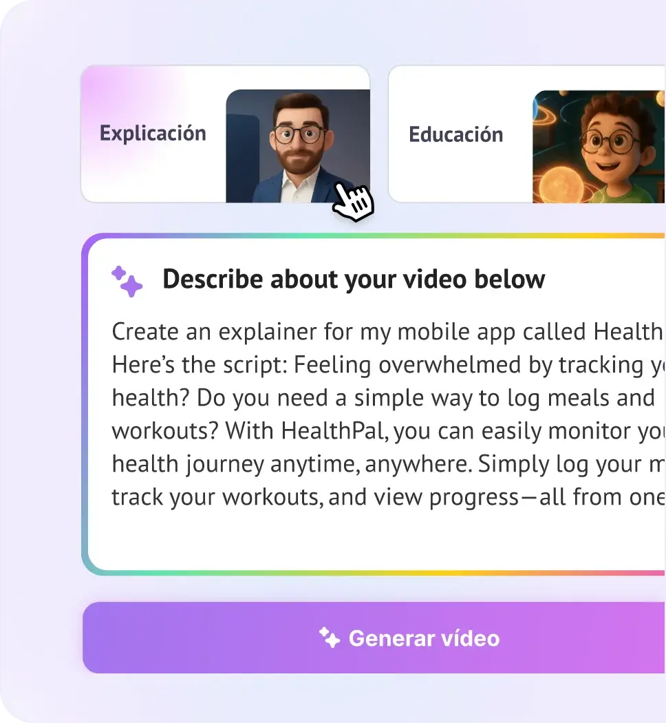 El Generador #1 de Videos con IA – ¡Crea videos de alta calidad al ...